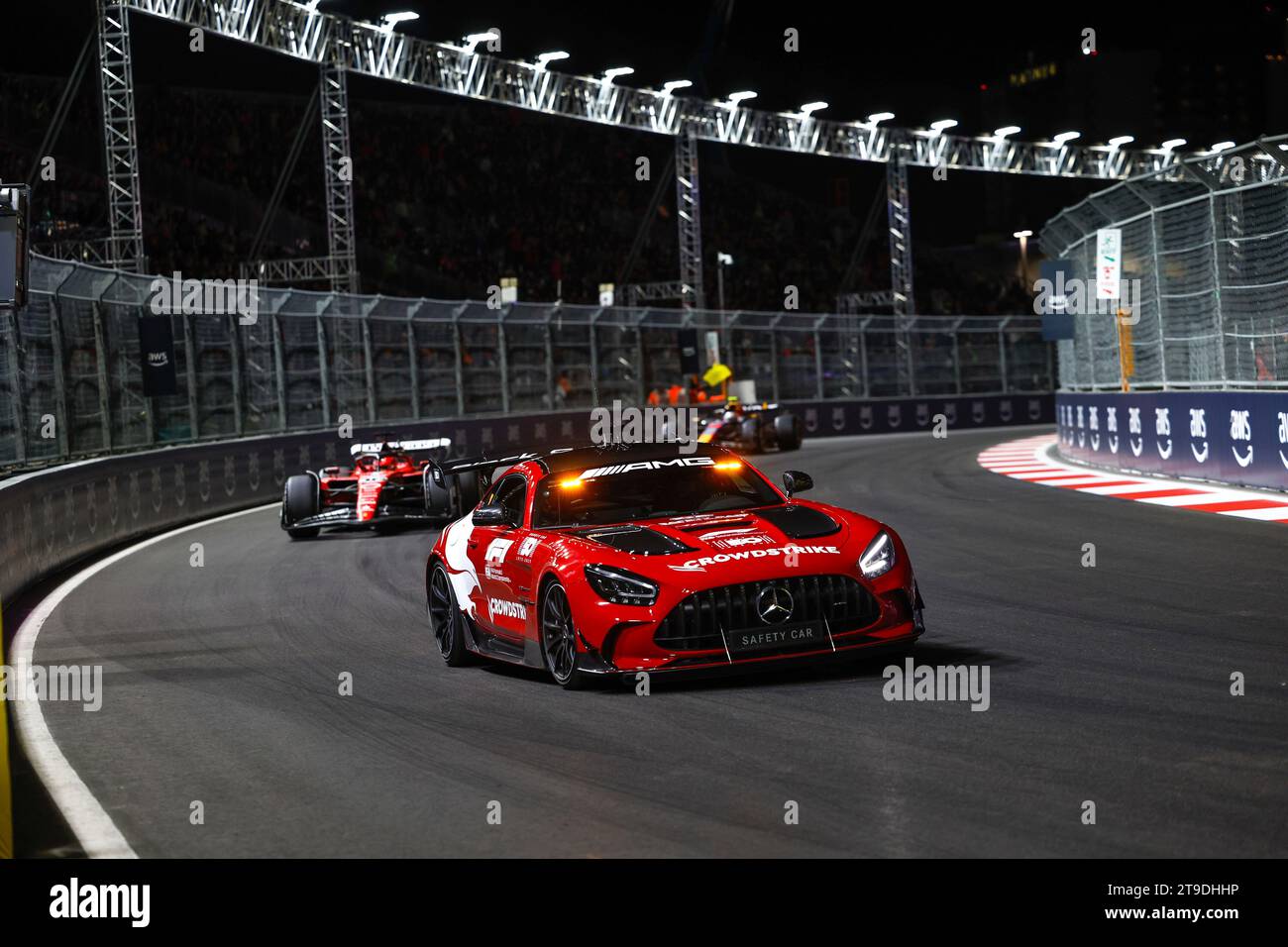 Las Vegas, USA. 18th Nov, 2023. F1 Safety Car, Mercedes-AMG GT Black ...