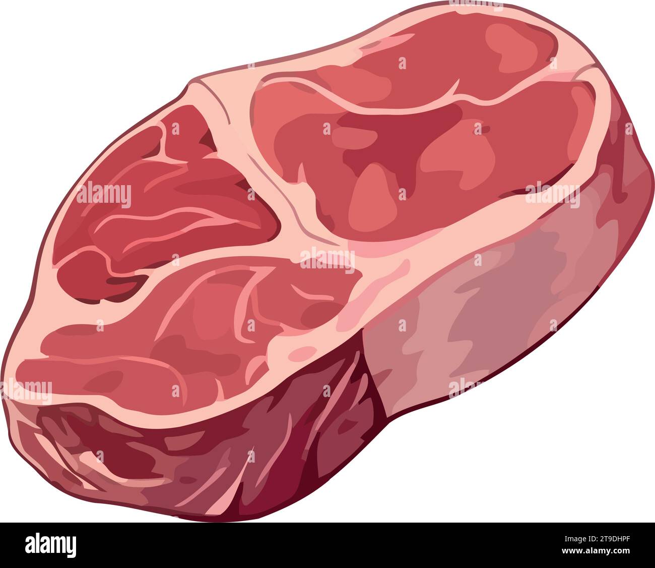 meat product sliced protein Stock Vector Image & Art - Alamy