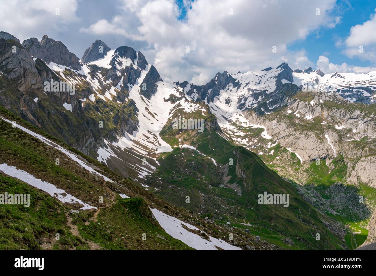 Wonderful hike in the Alpstein mountains from Wasserauen to Meglisalp ...