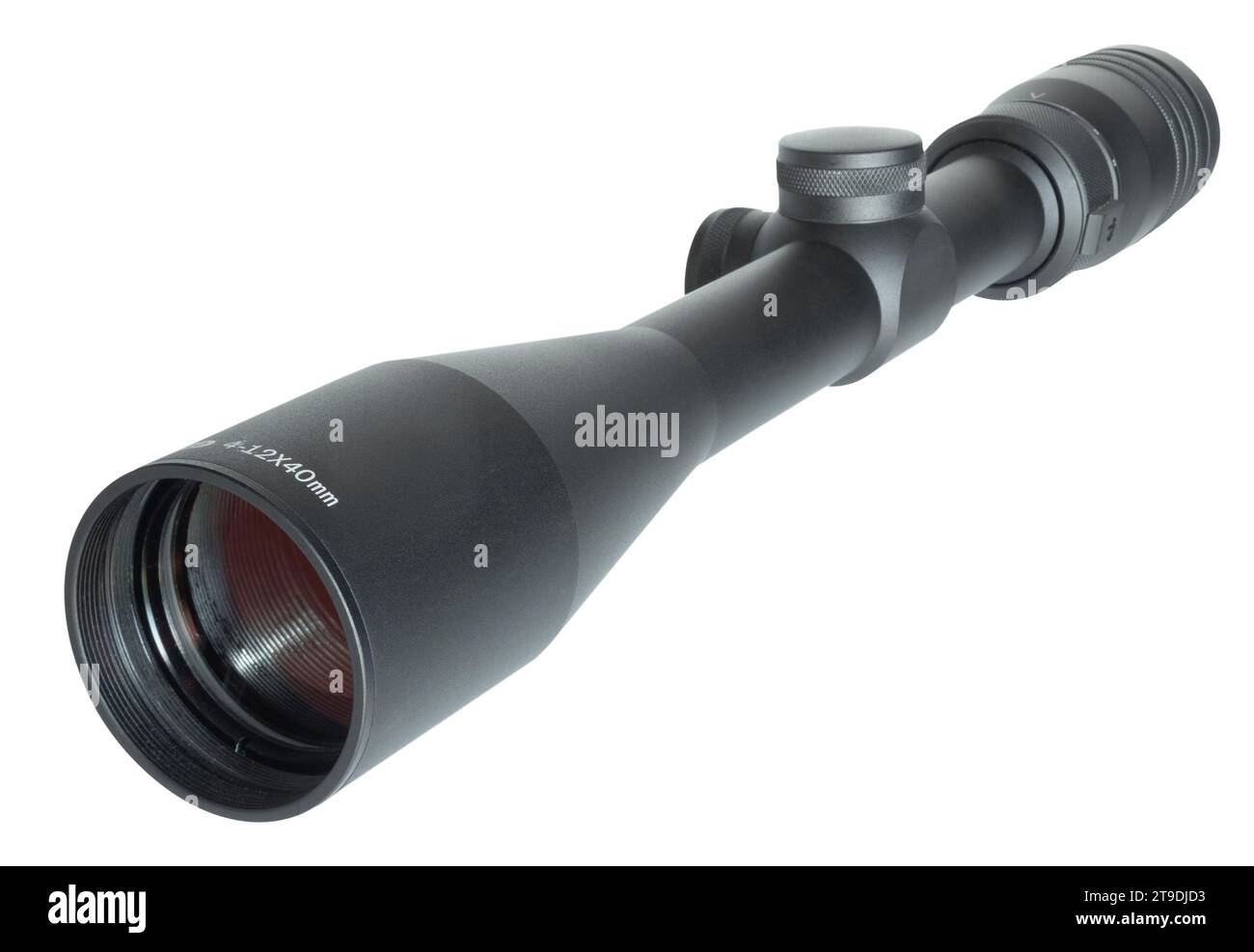 Riflescope for hunting and target shooting with a magnification range ...