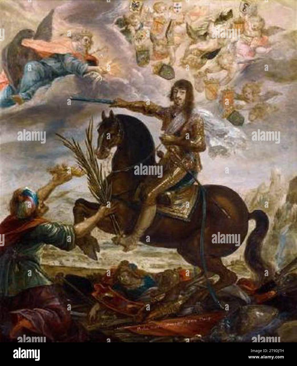 Triumph of Louis XIII - by Claude Deruet Stock Photo - Alamy