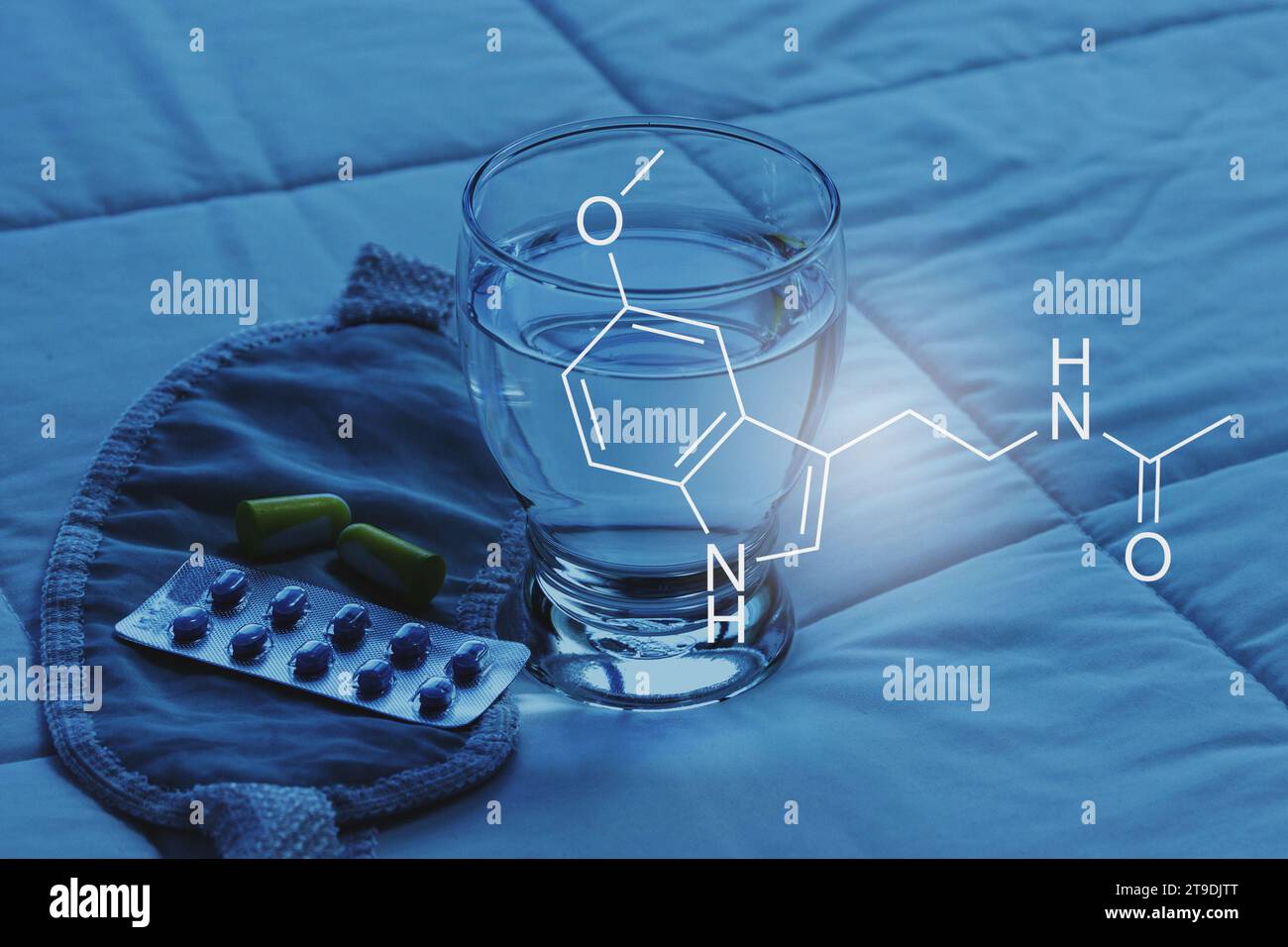 Chemistry chemical formula melatonin hi-res stock photography and ...