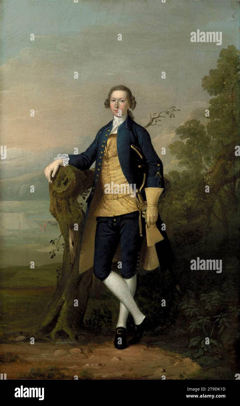 Portrait of Lord Robert Kerr 1741 by Arthur Devis Stock Photo - Alamy
