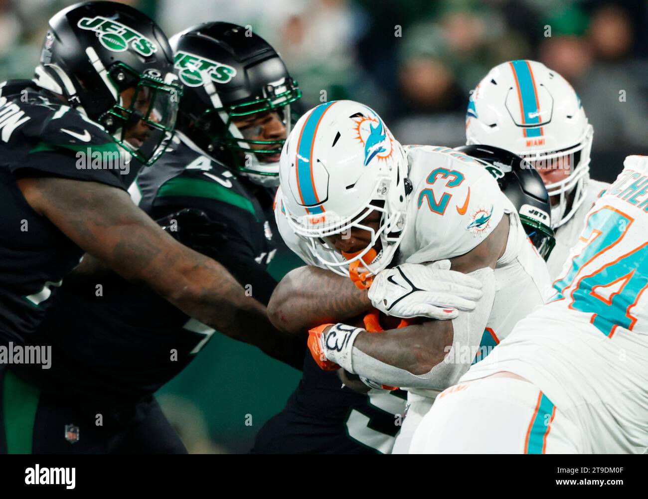 East Rutherford, United States. 24th Nov, 2023. Miami Dolphins Jeff ...
