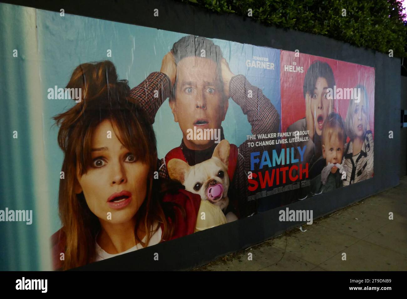 Los Angeles, California, USA 22nd November 2023 Family Switch Billboard ...