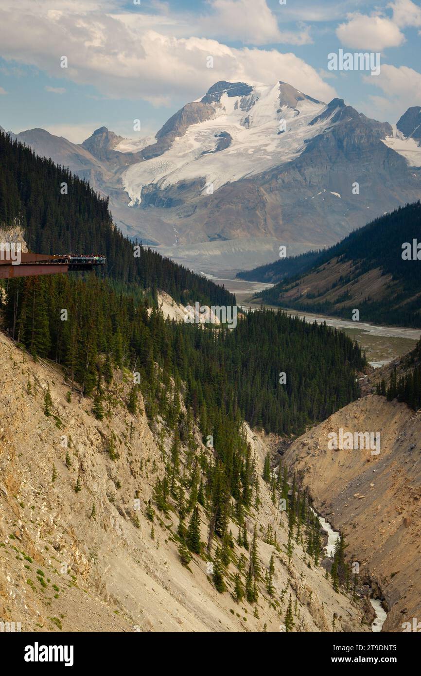 Columbia Icefield Skywalk in Alberta, Canada. High quality photo taken ...