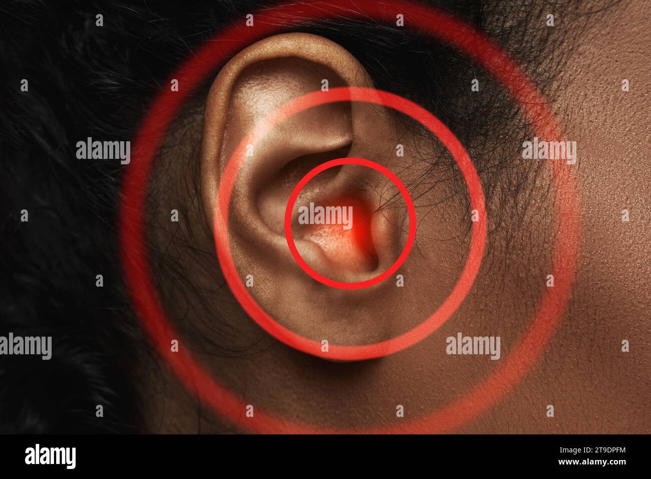 Womans ear detail hi-res stock photography and images - Alamy