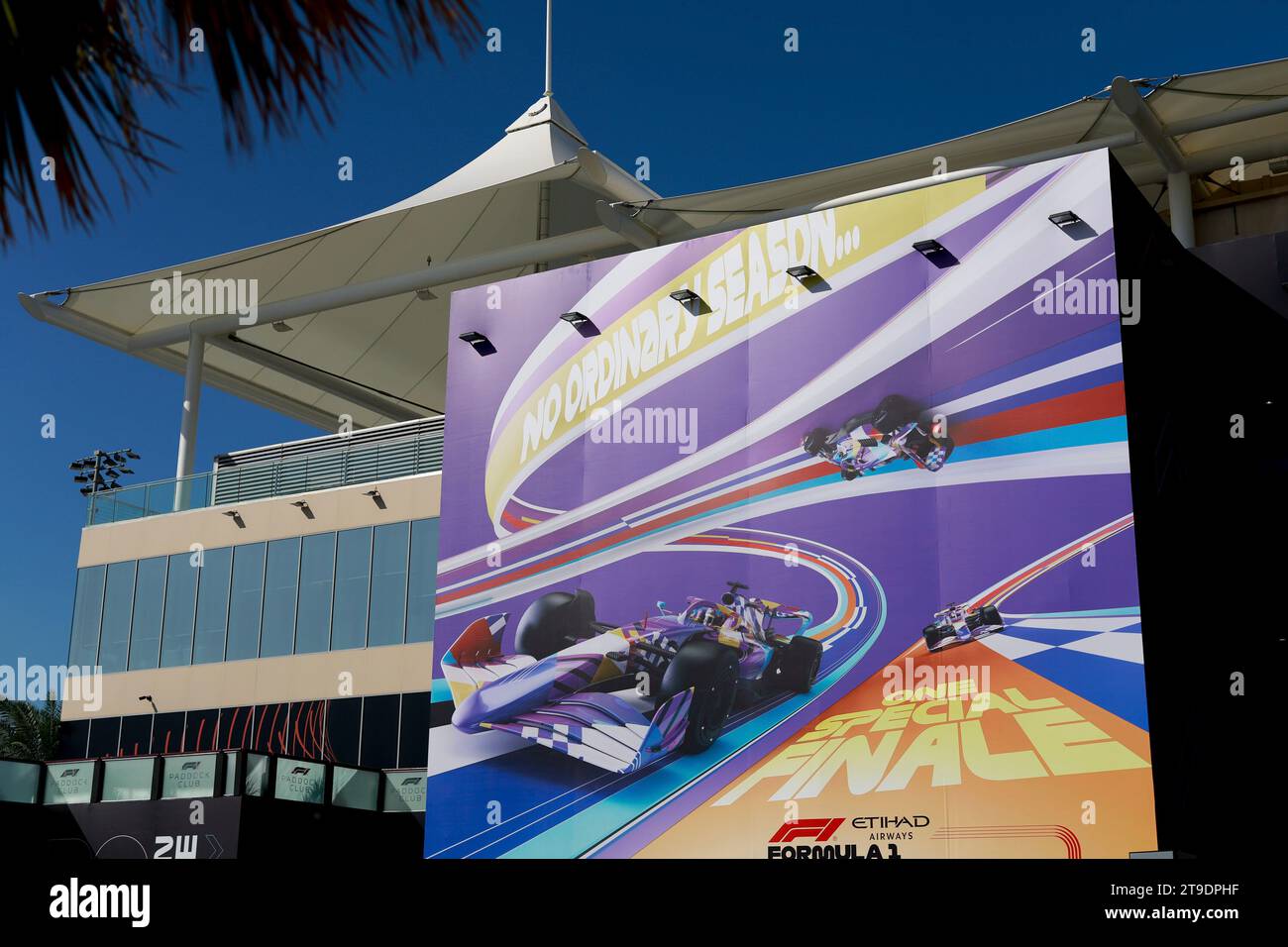 Abu Dhabi, United Arab Emirates. 23rd Nov, 2023. Track impression, F1 ...