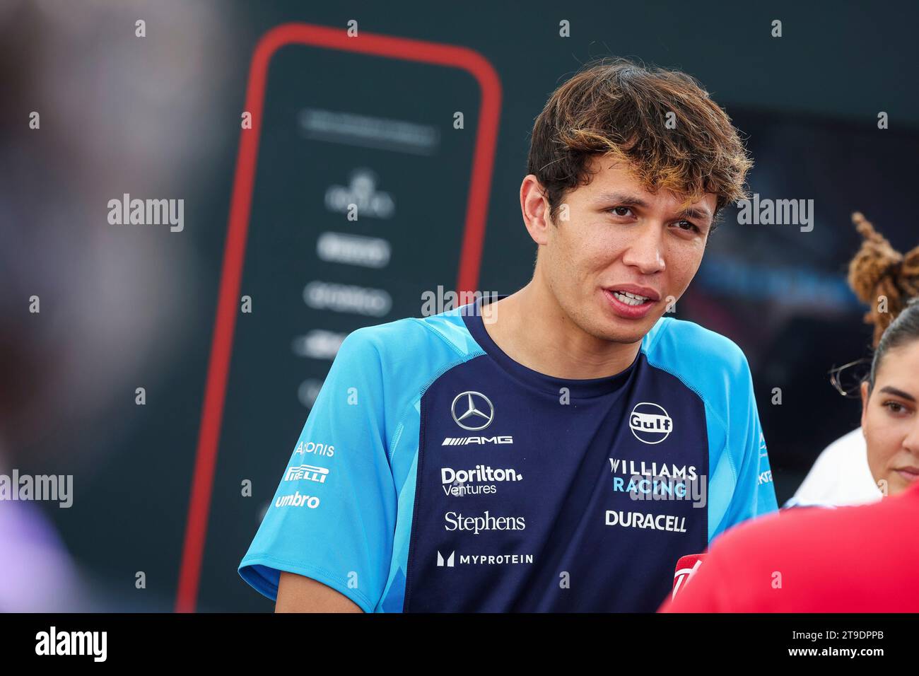 Abu Dhabi, United Arab Emirates. 23rd Nov, 2023. #23 Alexander Albon ...