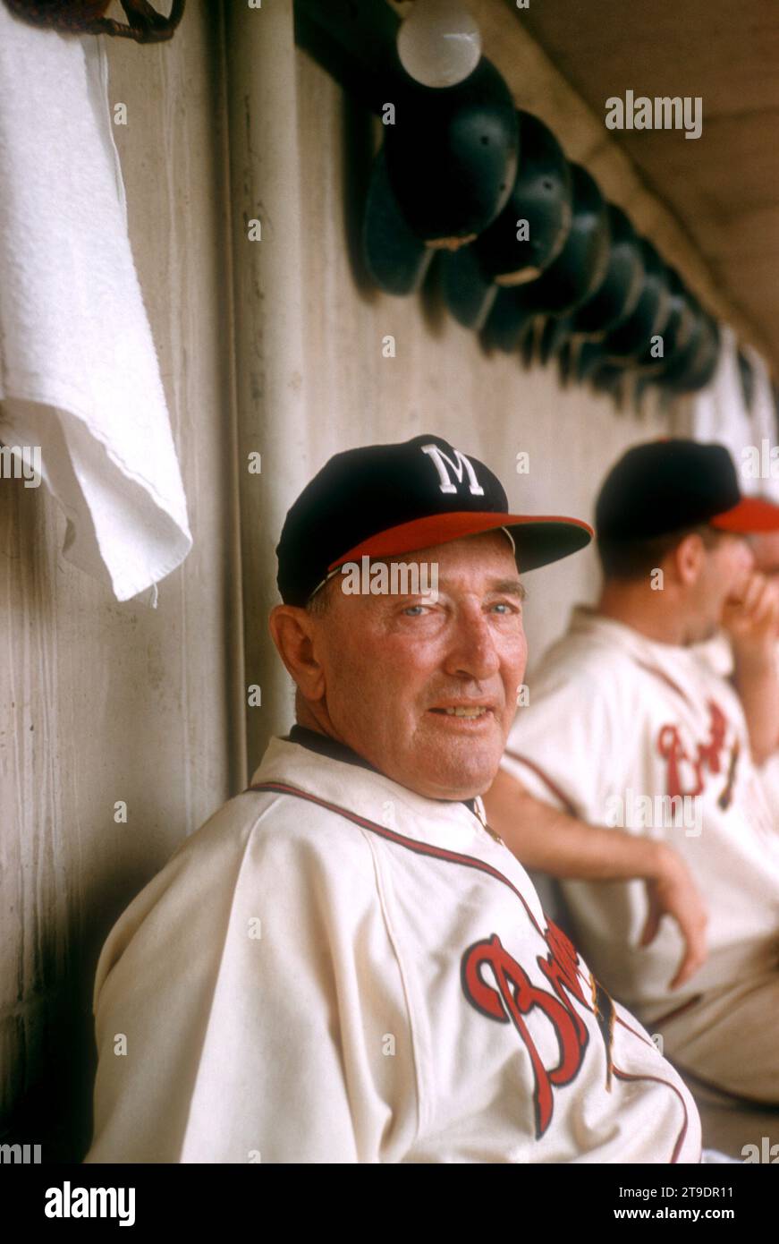WEST PALM BEACH, FL - MARCH, 1956: Manager Fred Haney #2 of the ...