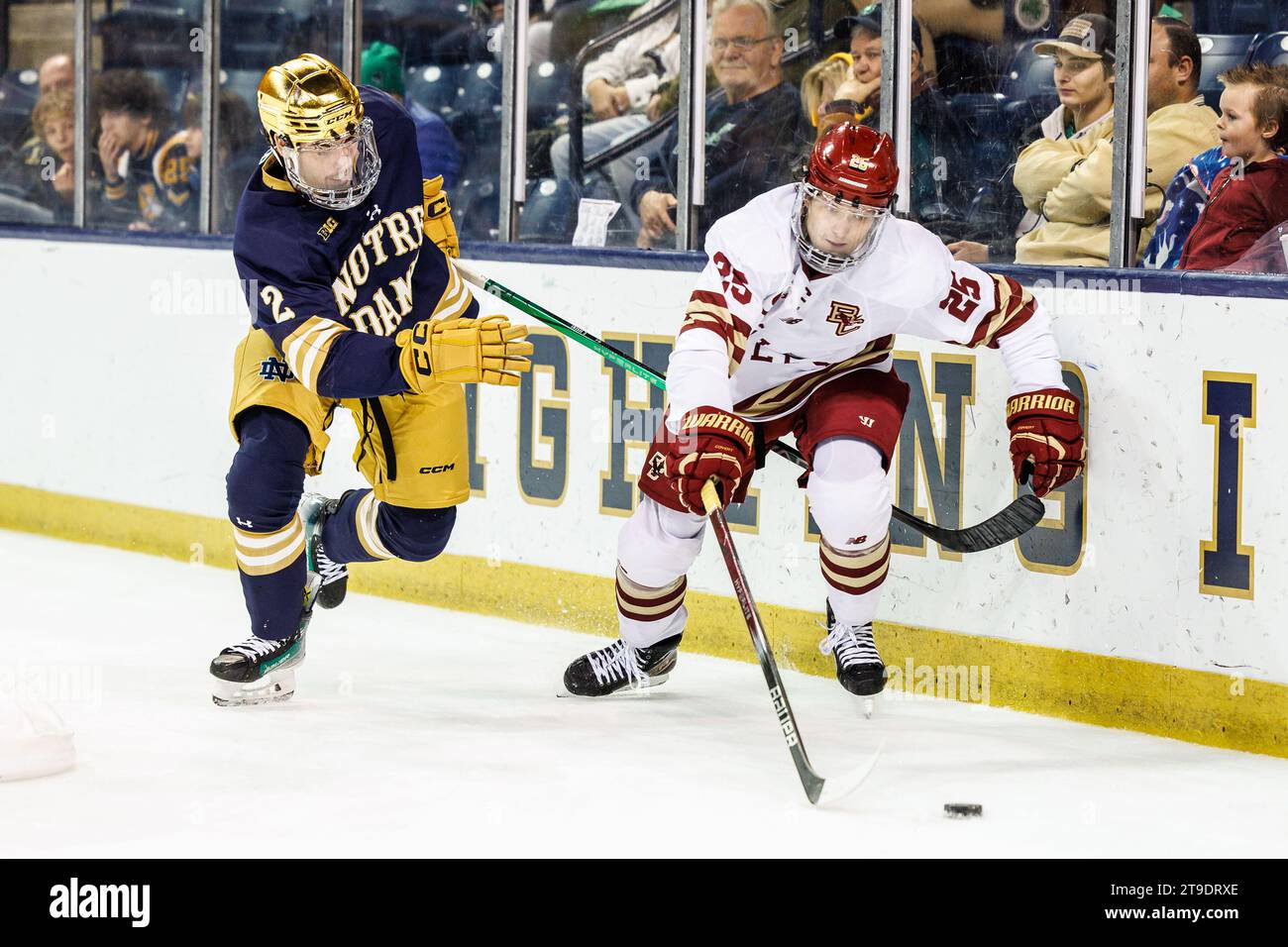 South Bend, Indiana, USA. 24th Nov, 2023. Boston College forward Jamie ...