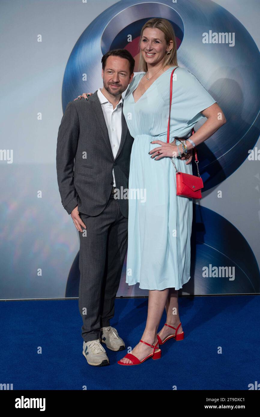 Andrea GERHARD, Schauspielerin, und David BEHLE, Roter Teppich, Red ...