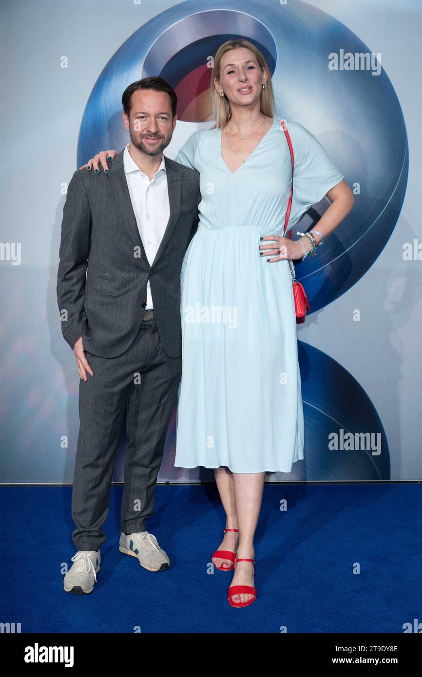 Andrea GERHARD, Schauspielerin, und David BEHLE, Roter Teppich, Red ...