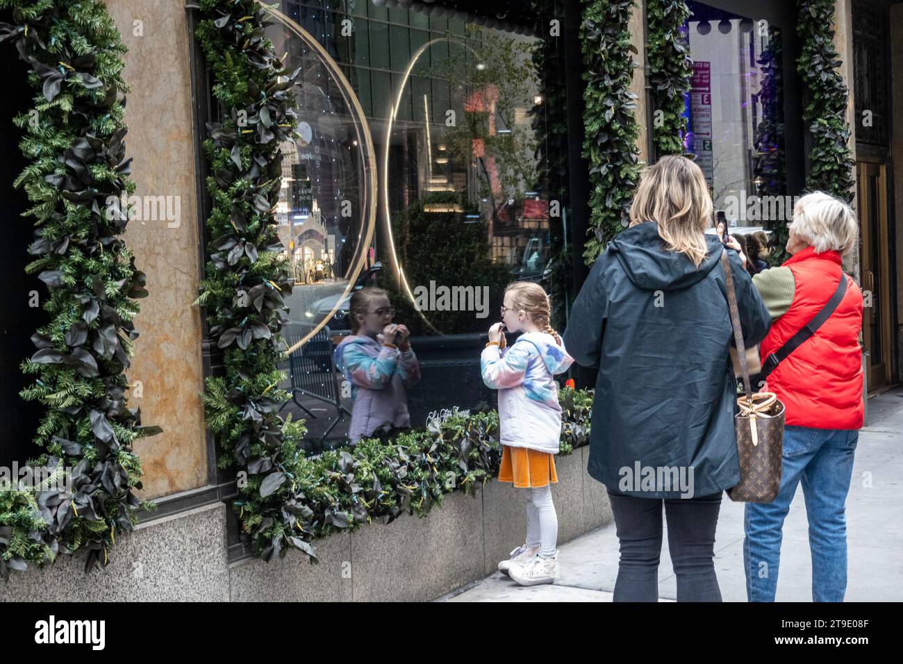 Christian Dior's carousel of dreams is the theme for the Saks Fifth ...