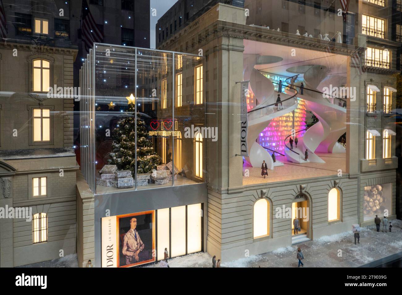 Christian Dior's carousel of dreams is the theme for the Saks Fifth ...