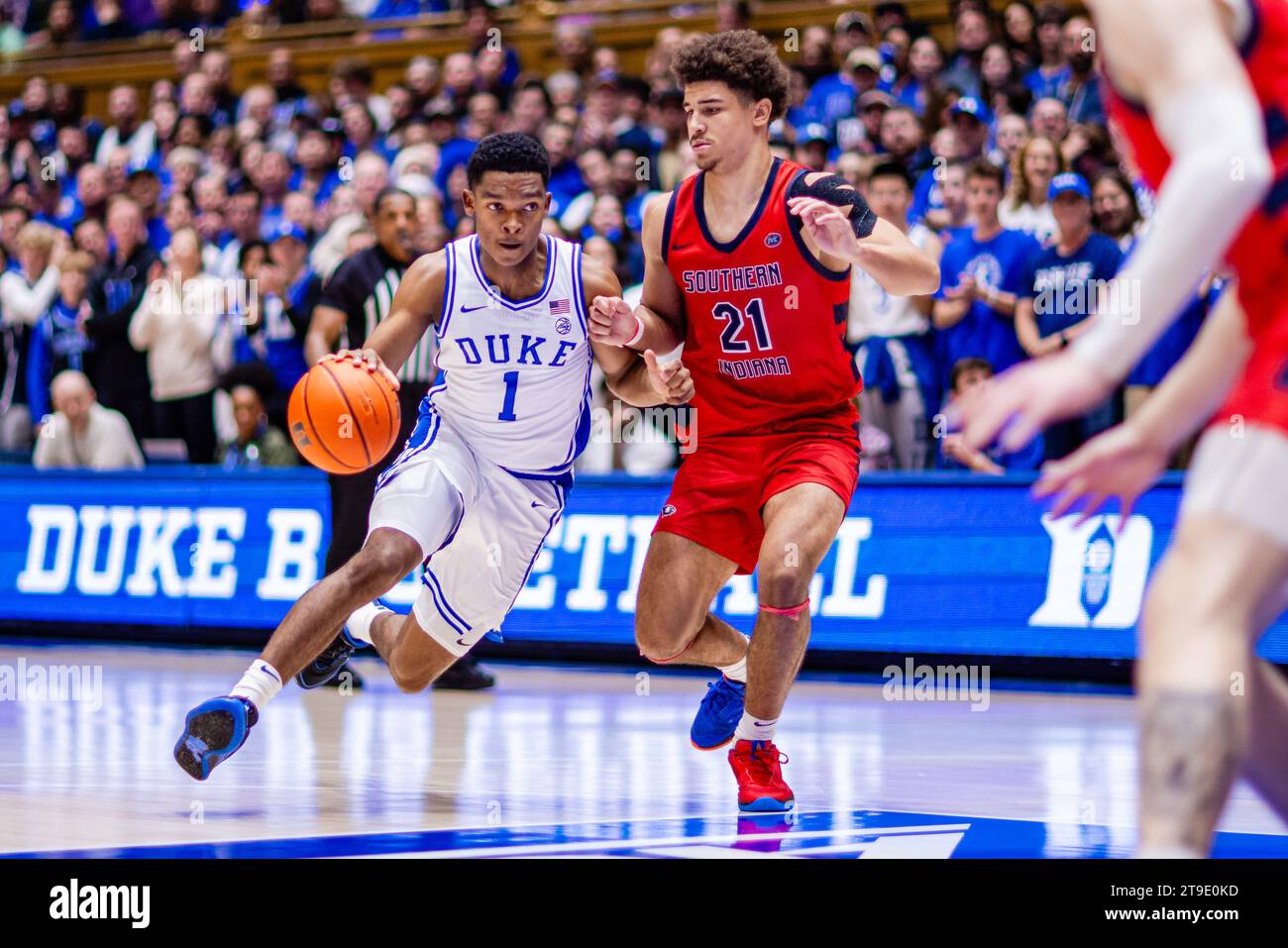 Durham, NC, USA. 24th Nov, 2023. Duke Blue Devils Caleb Foster (1 ...