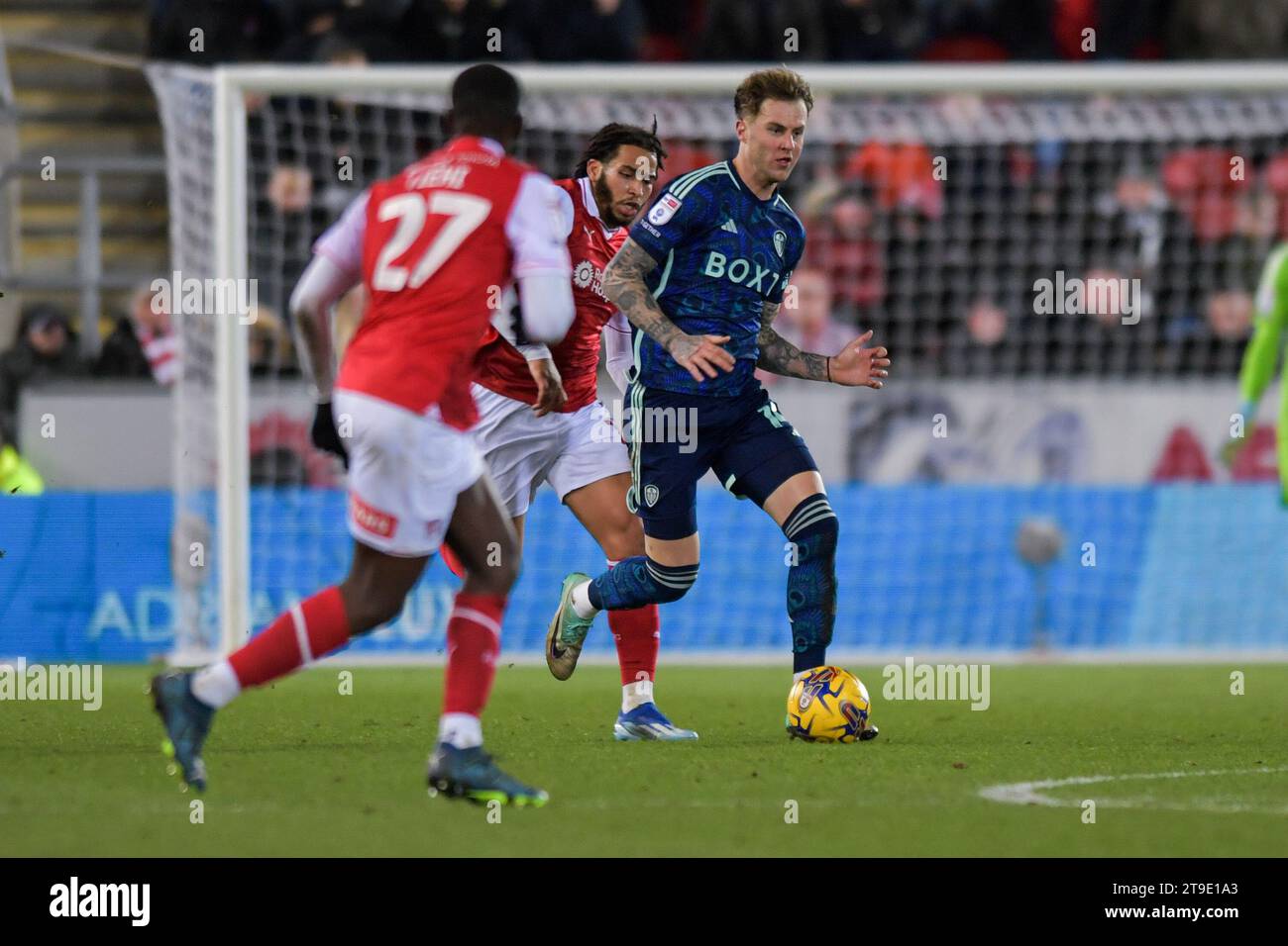 Leeds United's Joe Rodon during the Sky Bet Championship match between ...