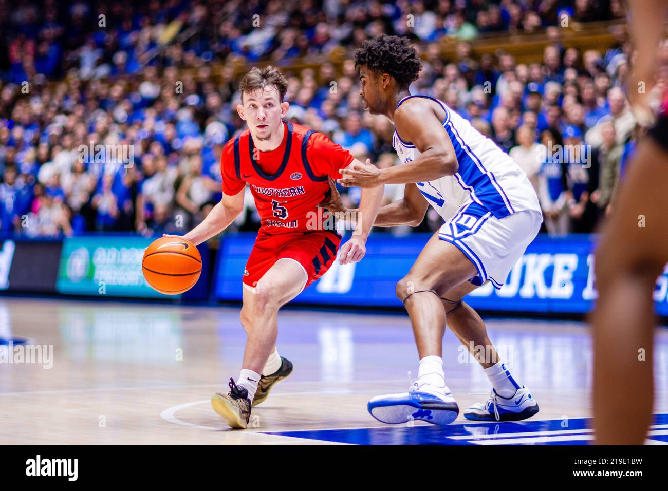 Durham, NC, USA. 24th Nov, 2023. Souther Indiana Sreaming Eagles Jack ...