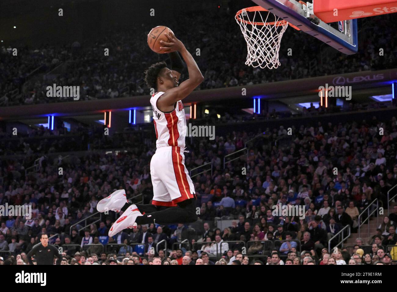 Miami Heat guard Josh Richardson rises for a dunk during the first half ...