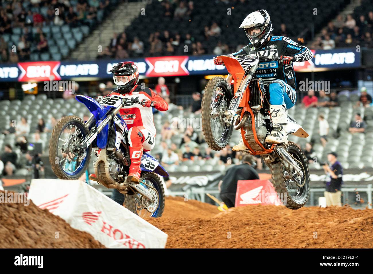 Melbourne, Australia, 24 November, 2023. Ricky Latimer driving Yamaha ...