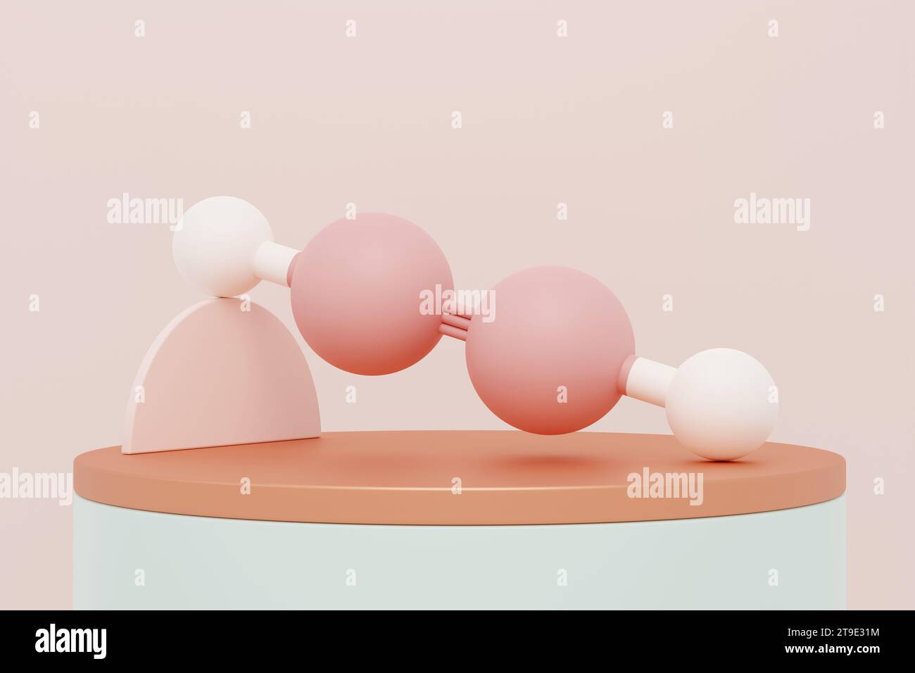 Acetylene molecule, illustration Stock Photo - Alamy