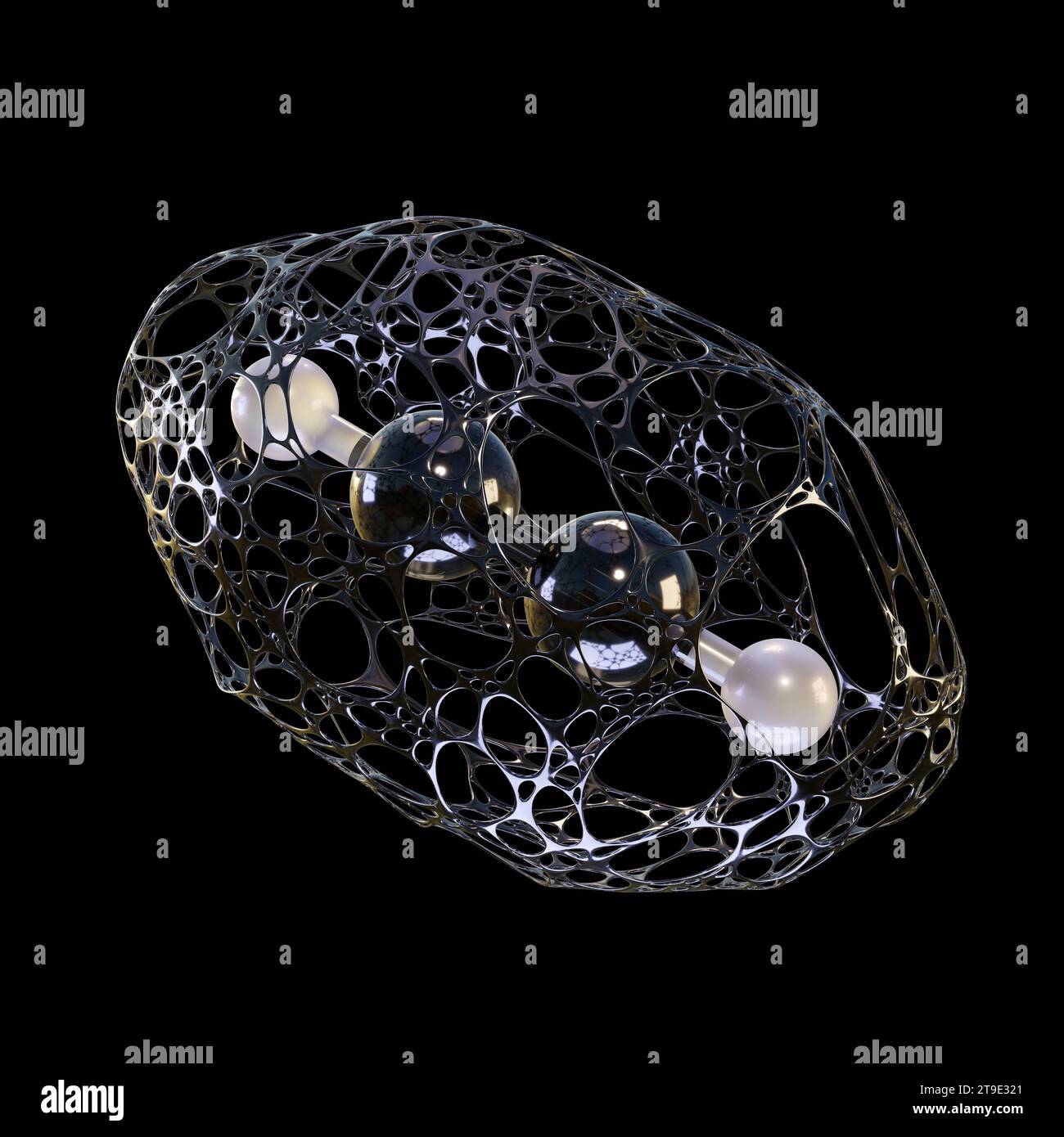 Acetylene molecule, illustration Stock Photo - Alamy