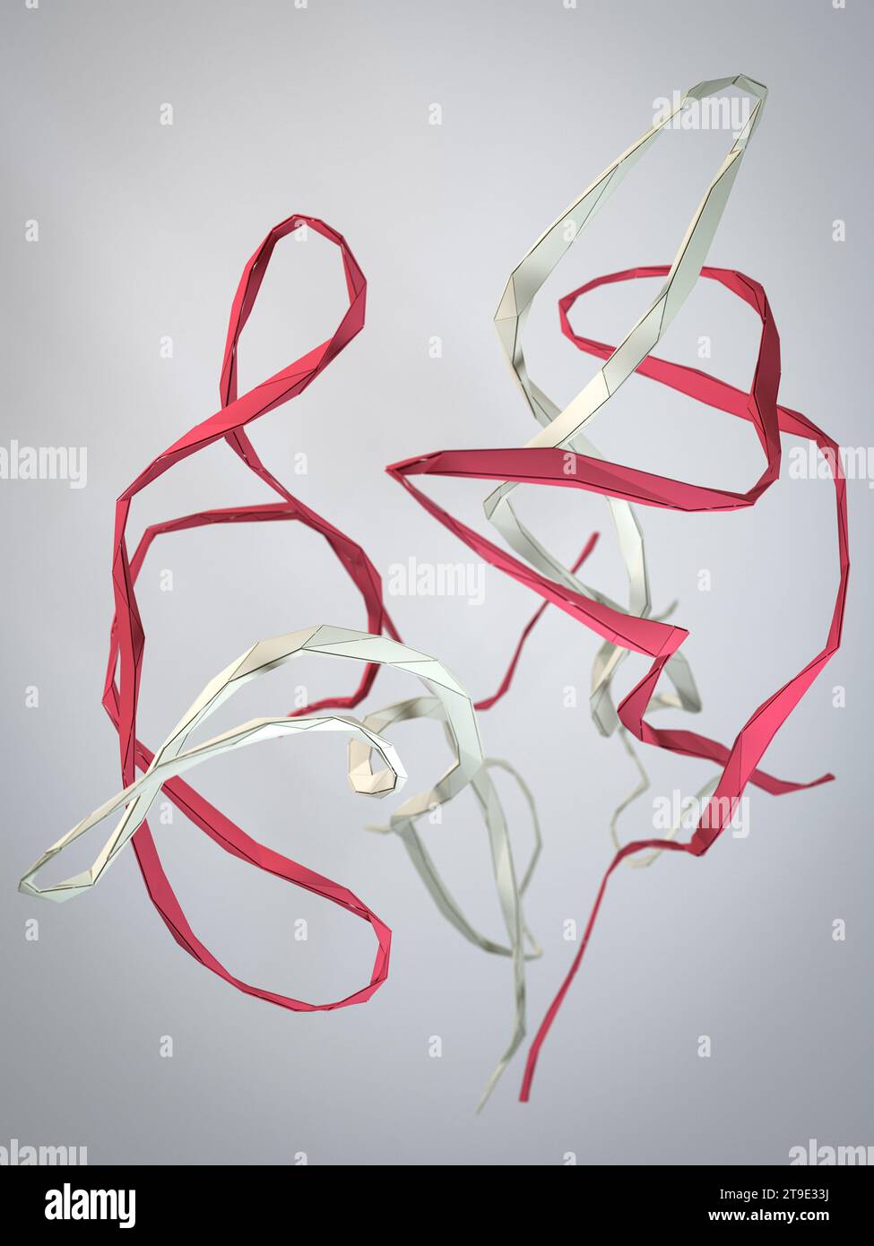 Human nerve growth factor protein structure, illustration Stock Photo ...