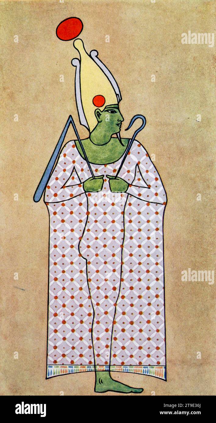 God Osiris, illustration Stock Photo - Alamy