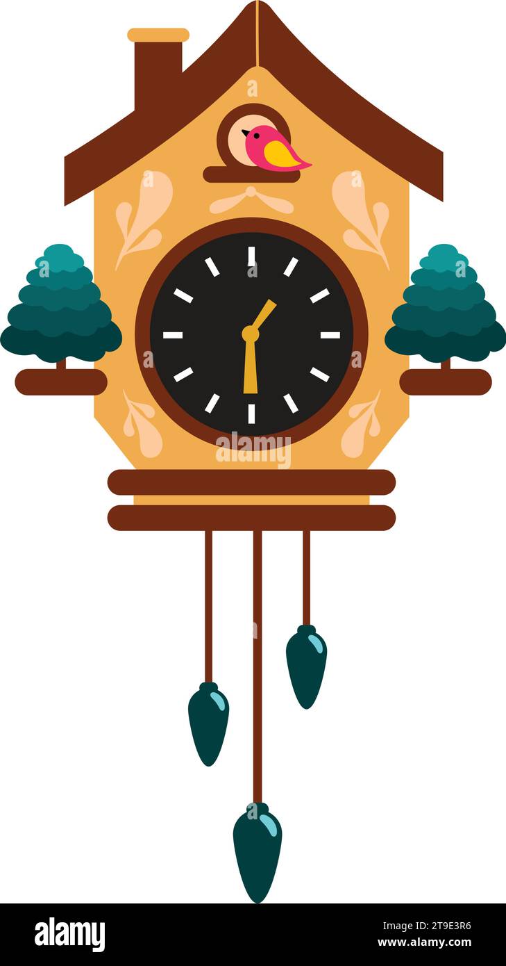 germany cuckoo clock design Stock Vector Image & Art - Alamy