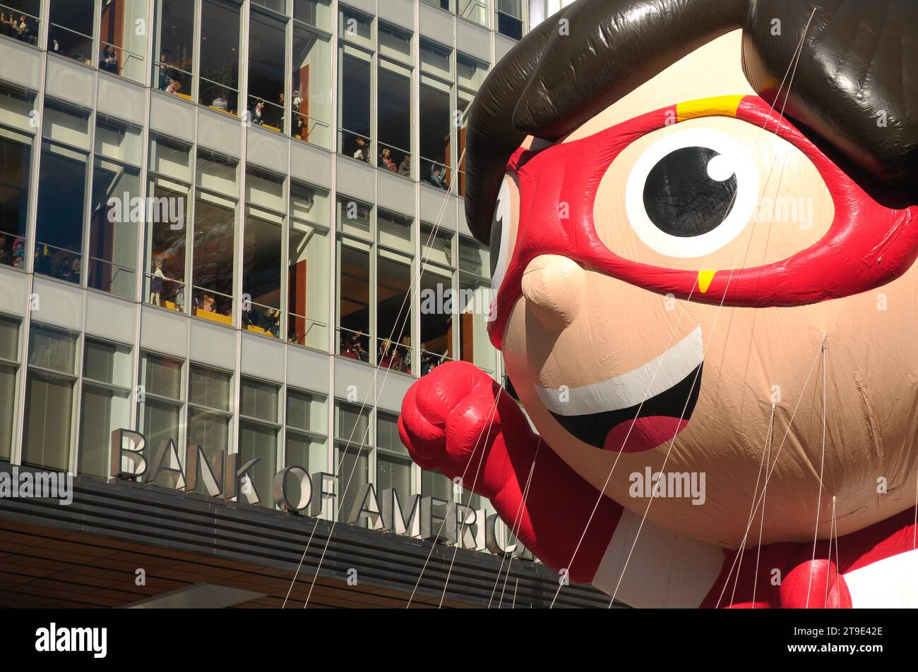New York City, United States. 23rd Nov, 2023. A balloon of "Red Titan ...