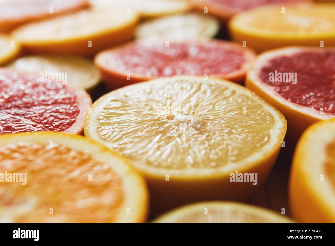 Different sliced citrus fruits hi-res stock photography and images - Alamy