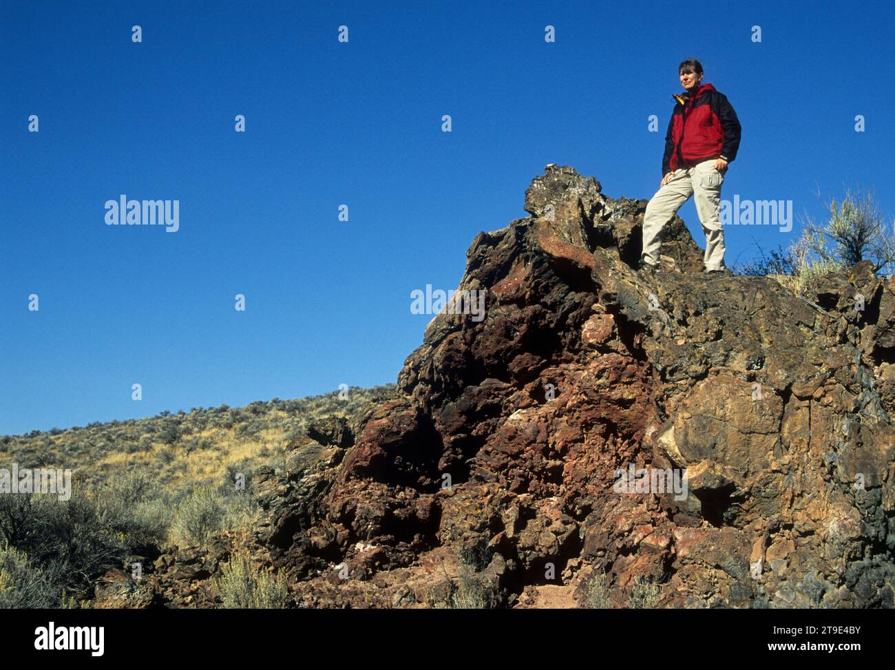 Spatter cone at Lava Pit Crater Flow, Diamond Craters Outstanding ...