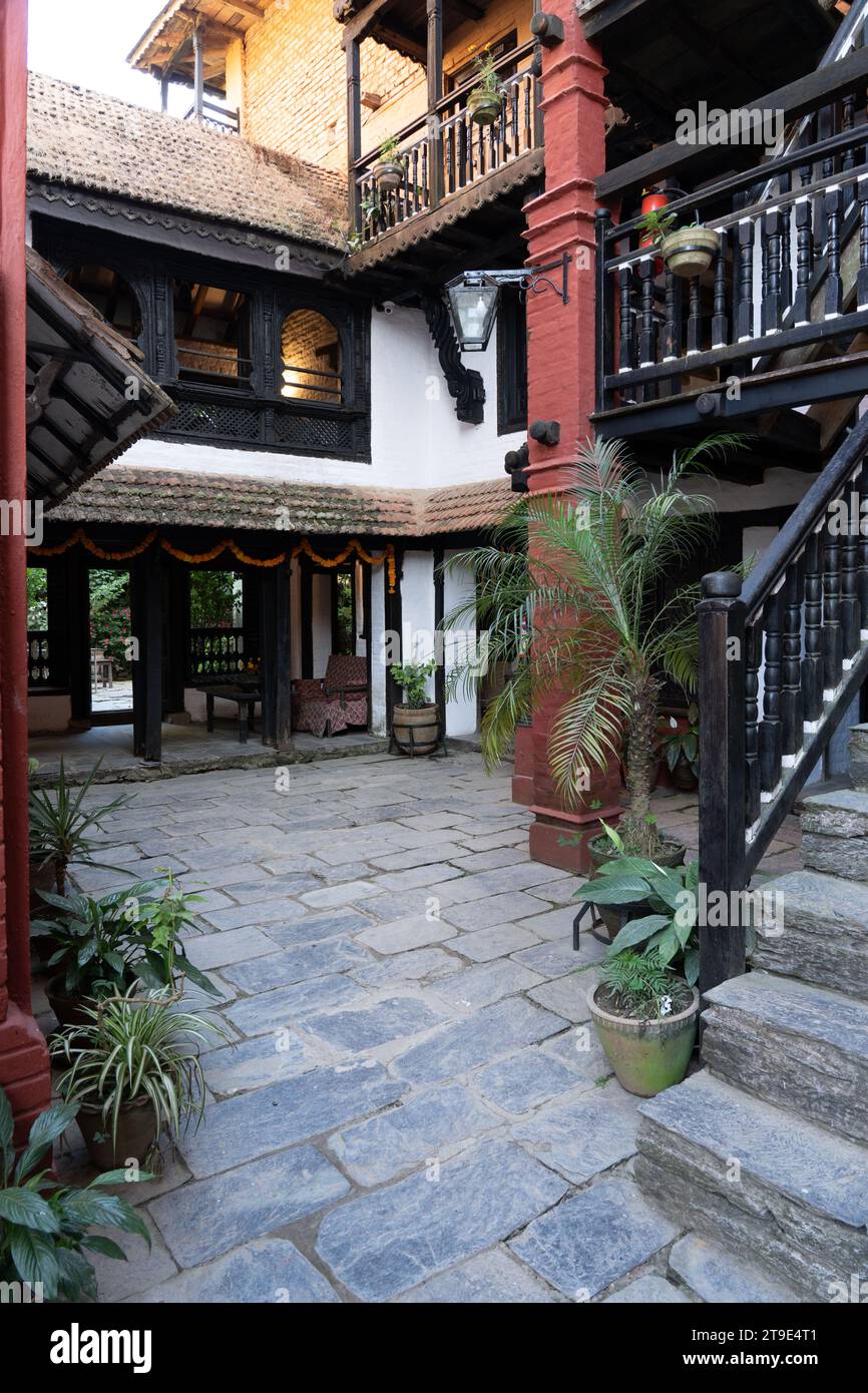 The beautiful architecture of the historic town of Bandipur, Nepal ...