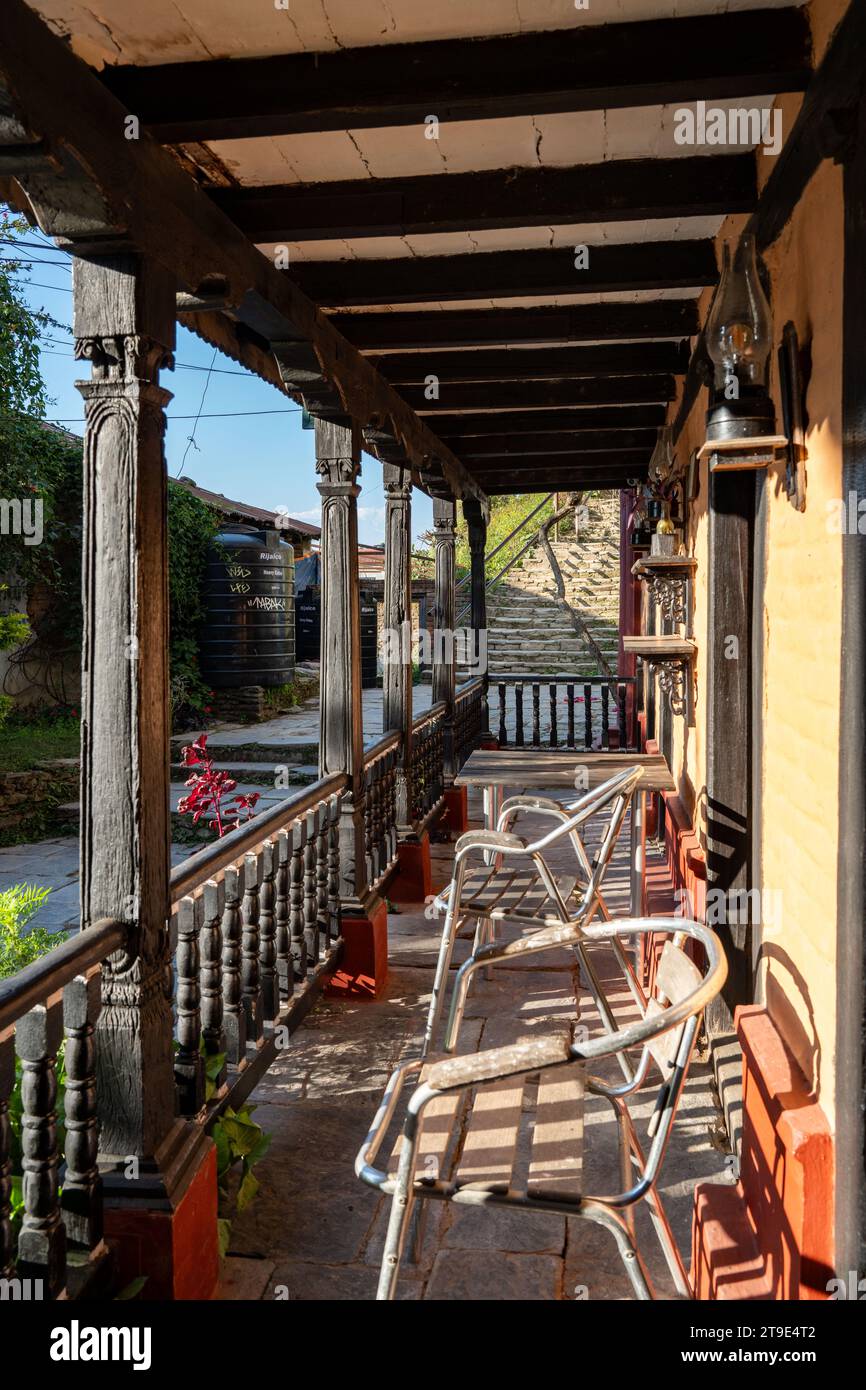 The beautiful architecture of the historic town of Bandipur, Nepal ...