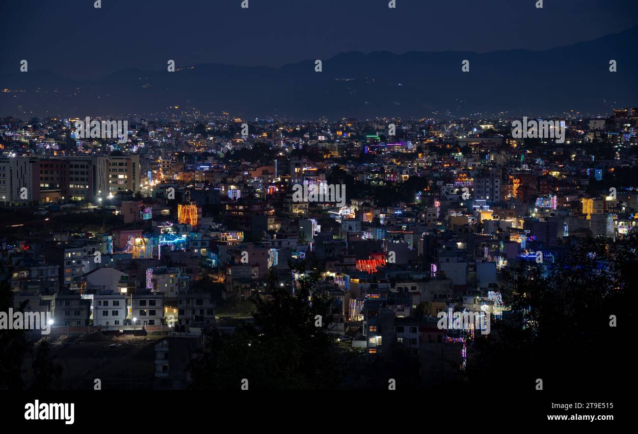 Nighttime kathmandu hi-res stock photography and images - Alamy