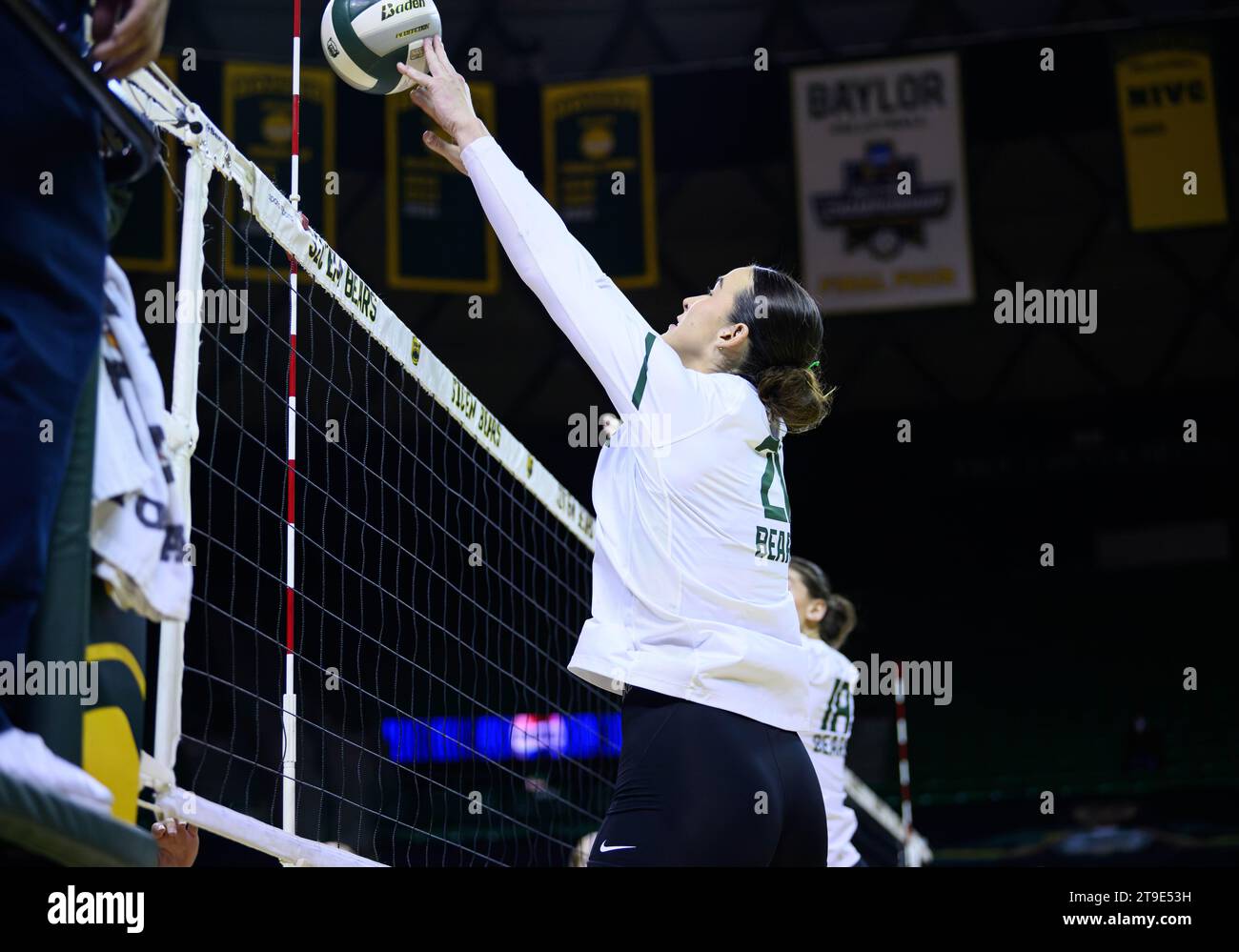 Ferrell Center Waco, Texas, USA. 22nd Nov, 2023. Baylor opposite Elise ...