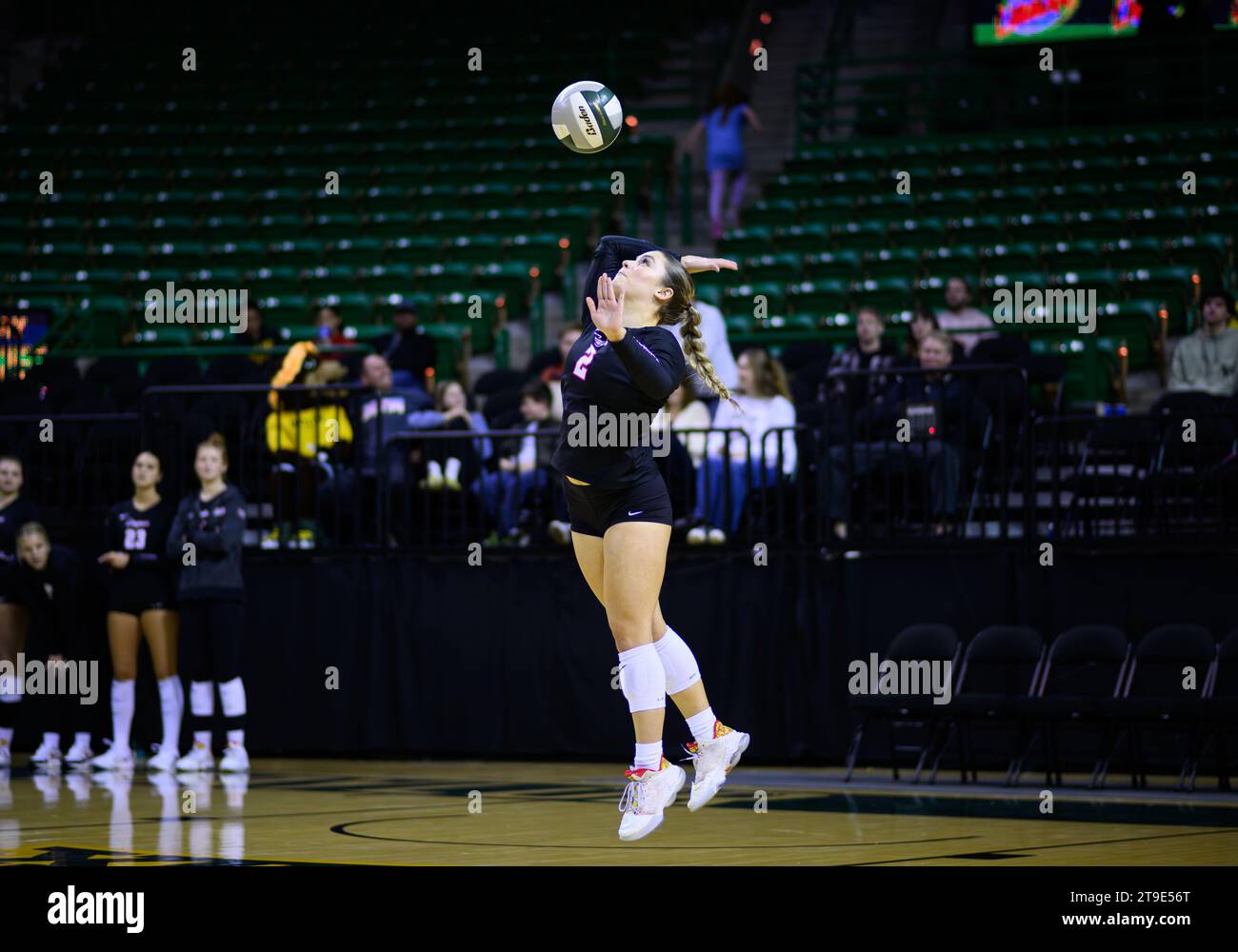 Ferrell Center Waco, Texas, USA. 22nd Nov, 2023. Houston libero Alana ...