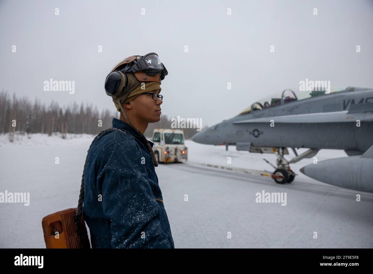 U.S. Marine Corps Lance Cpl. Reece Staats, a fixed-wing aircraft ...