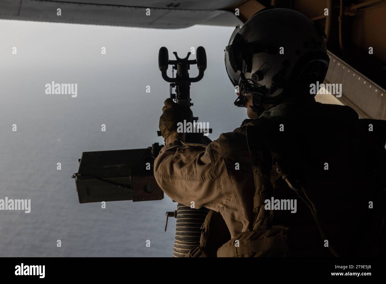 U.S. Marine Corps Lance Cpl. Dominick Perry, a Crew chief with Marine ...