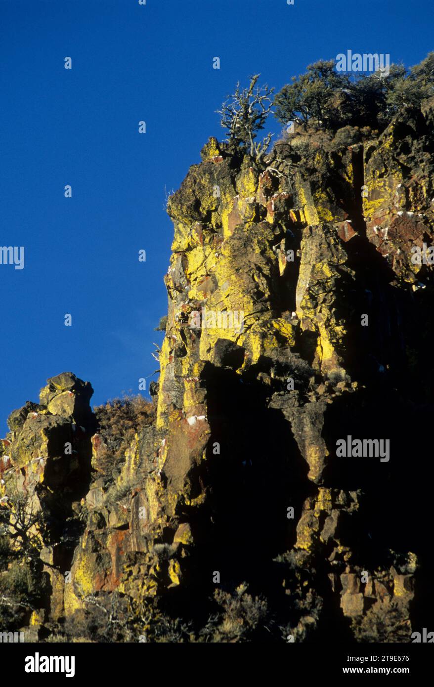 Big Indian Gorge cliff, Steens Mountain National Back Country Byway ...
