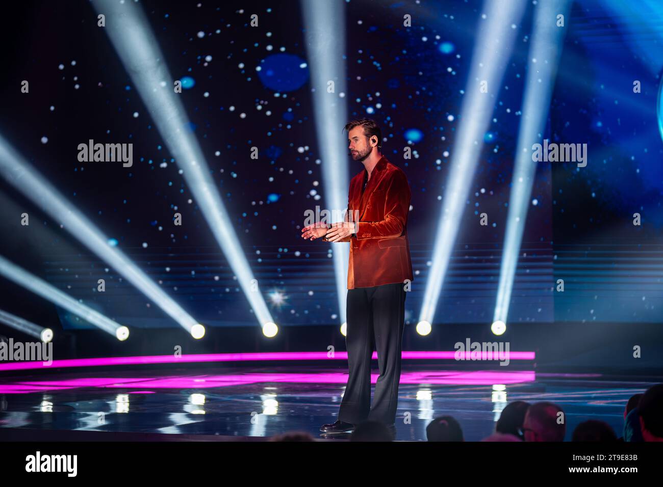 Stockholm, NEP Studios, Sweden, 11 24 2023, Idol semi-final. Pär ...