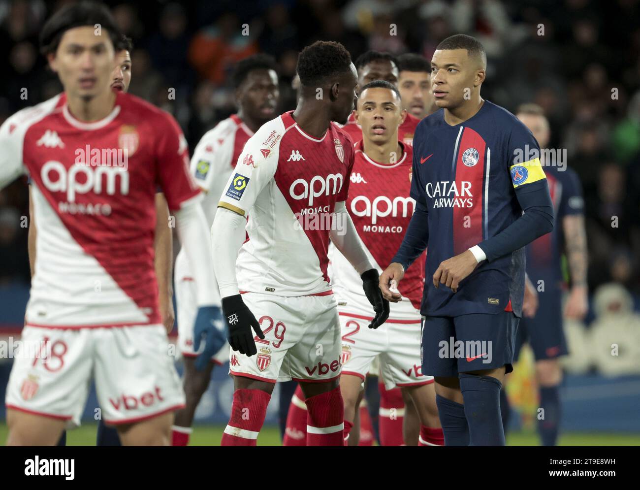 Kylian Mbappe of PSG during the French championship Ligue 1 football ...