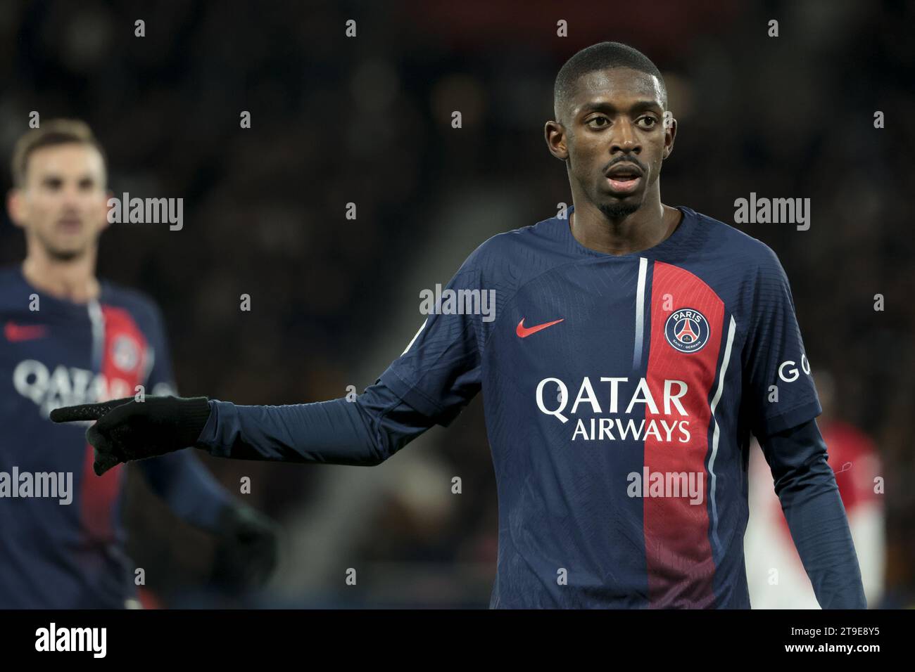Ousmane Dembele of PSG during the French championship Ligue 1 football ...