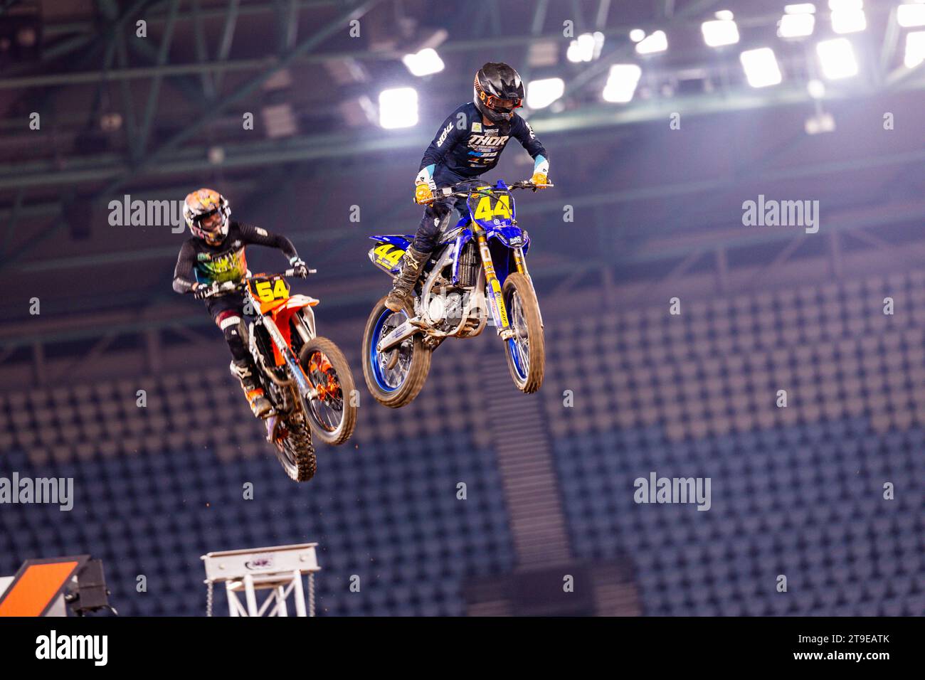 Melbourne, Australia. 24th Nov 2023. Australian Supercross class SX3 ...