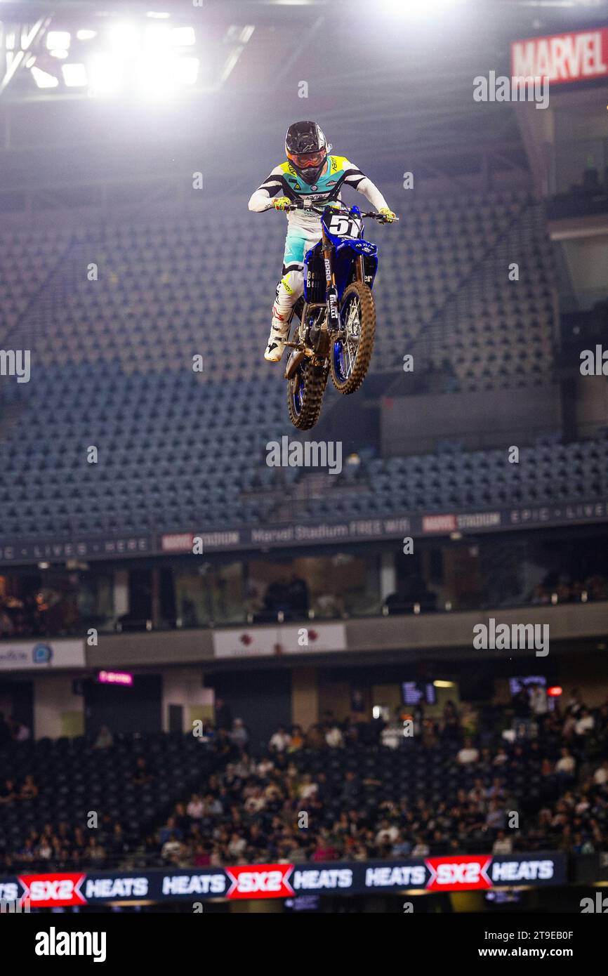 MELBOURNE, AUSTRALIA - NOVEMBER 24: Ryan Kohlenberg driving Yamaha in ...