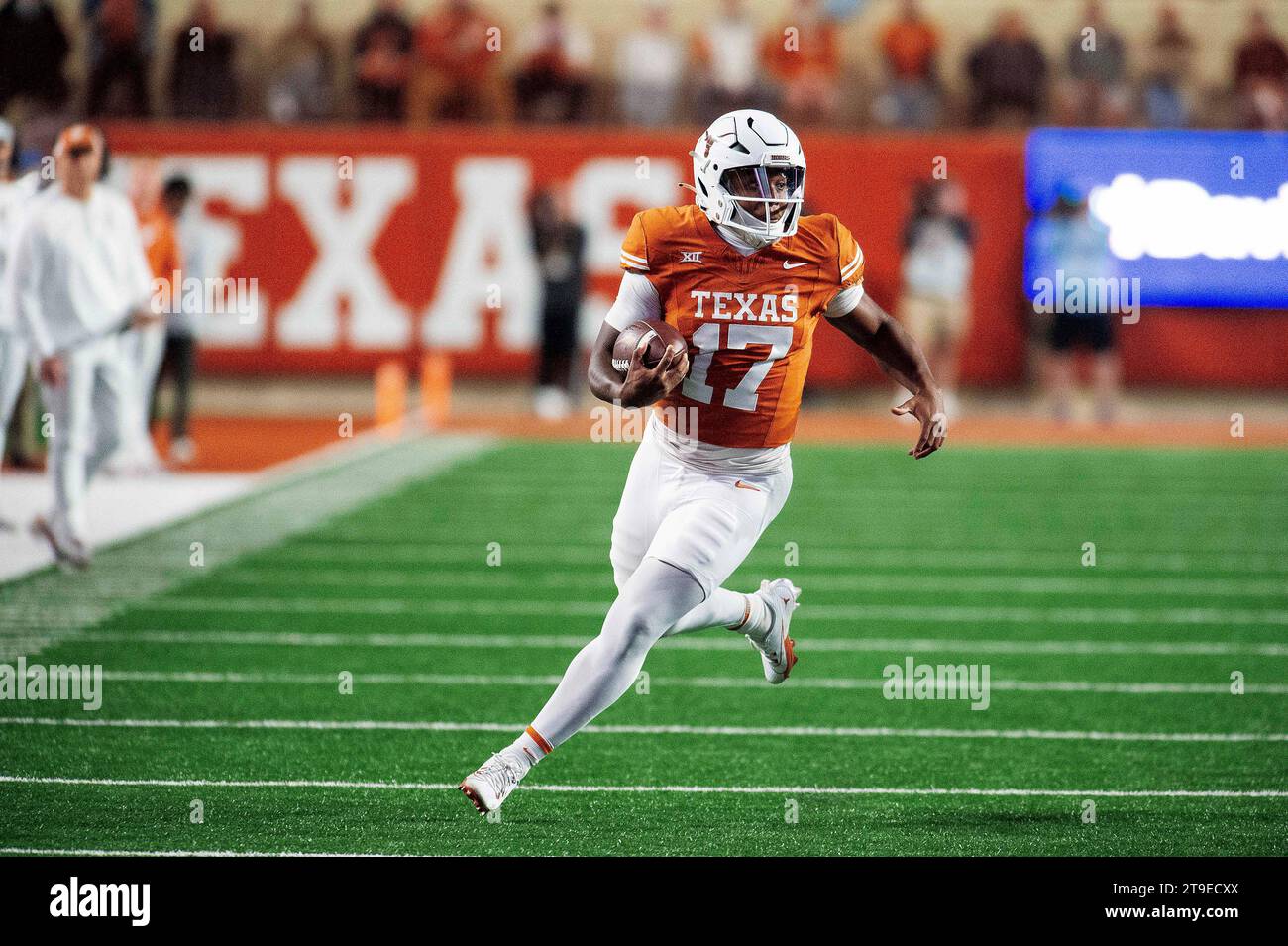 November 24, 2023: Texas Longhorns Savion Red (17) in action during the ...