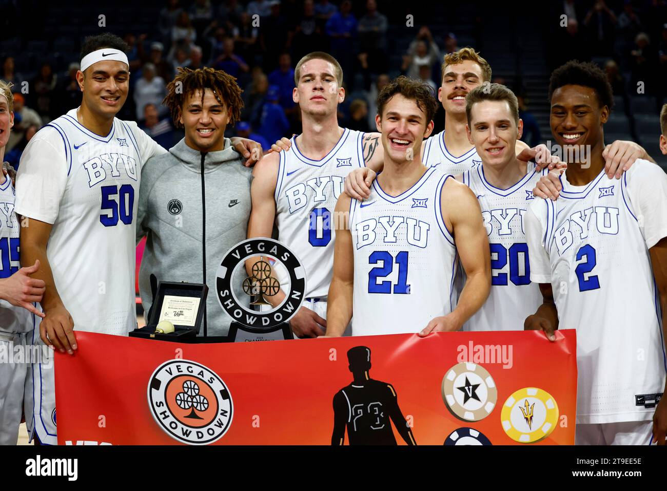 LAS VEGAS, NV - NOVEMBER 24: Brigham Young University Cougars Aly ...