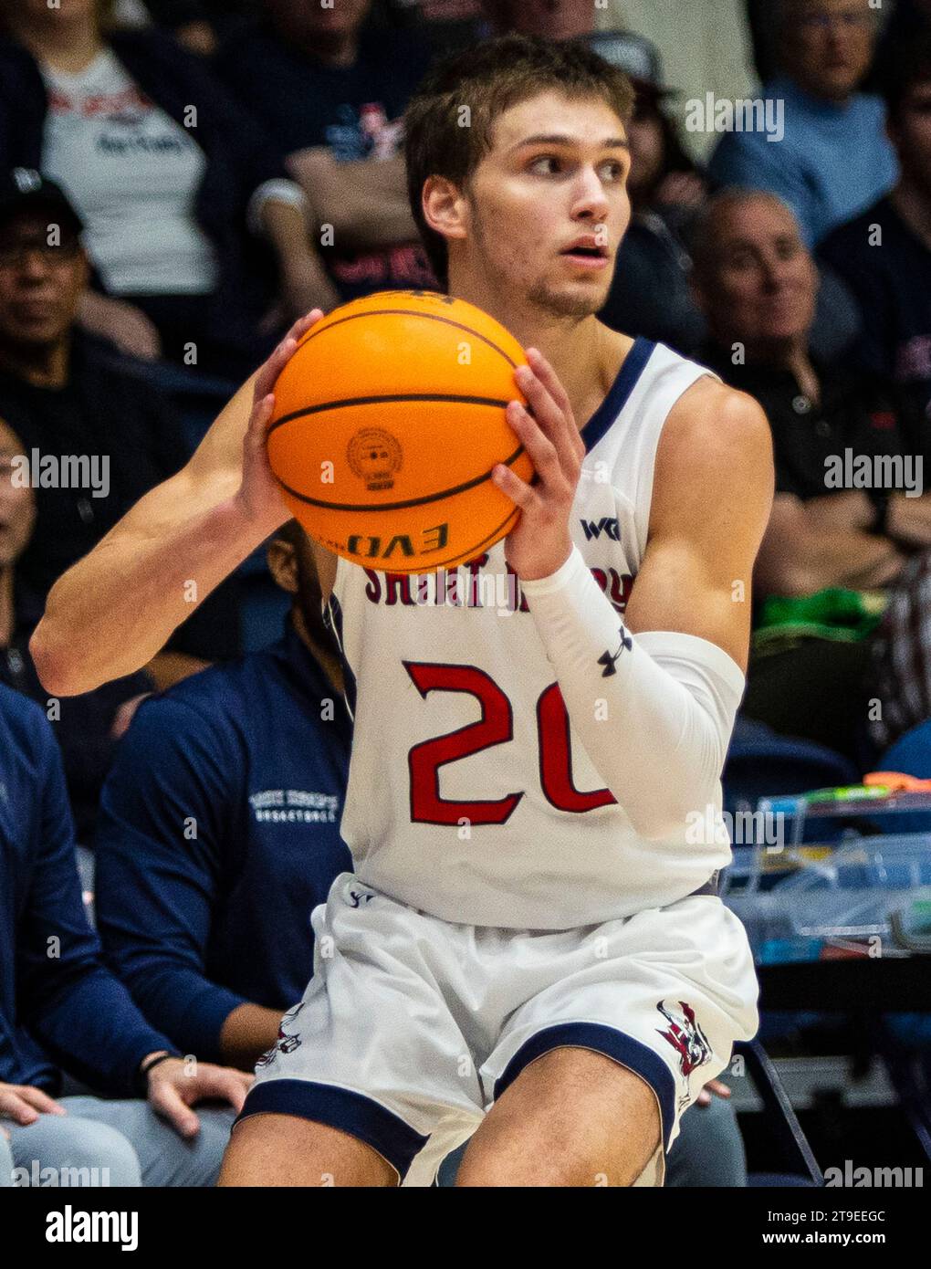 November 24 2023 Moraga CA, U.S.A. St. Mary's guard Aidan Mahaney (20 ...