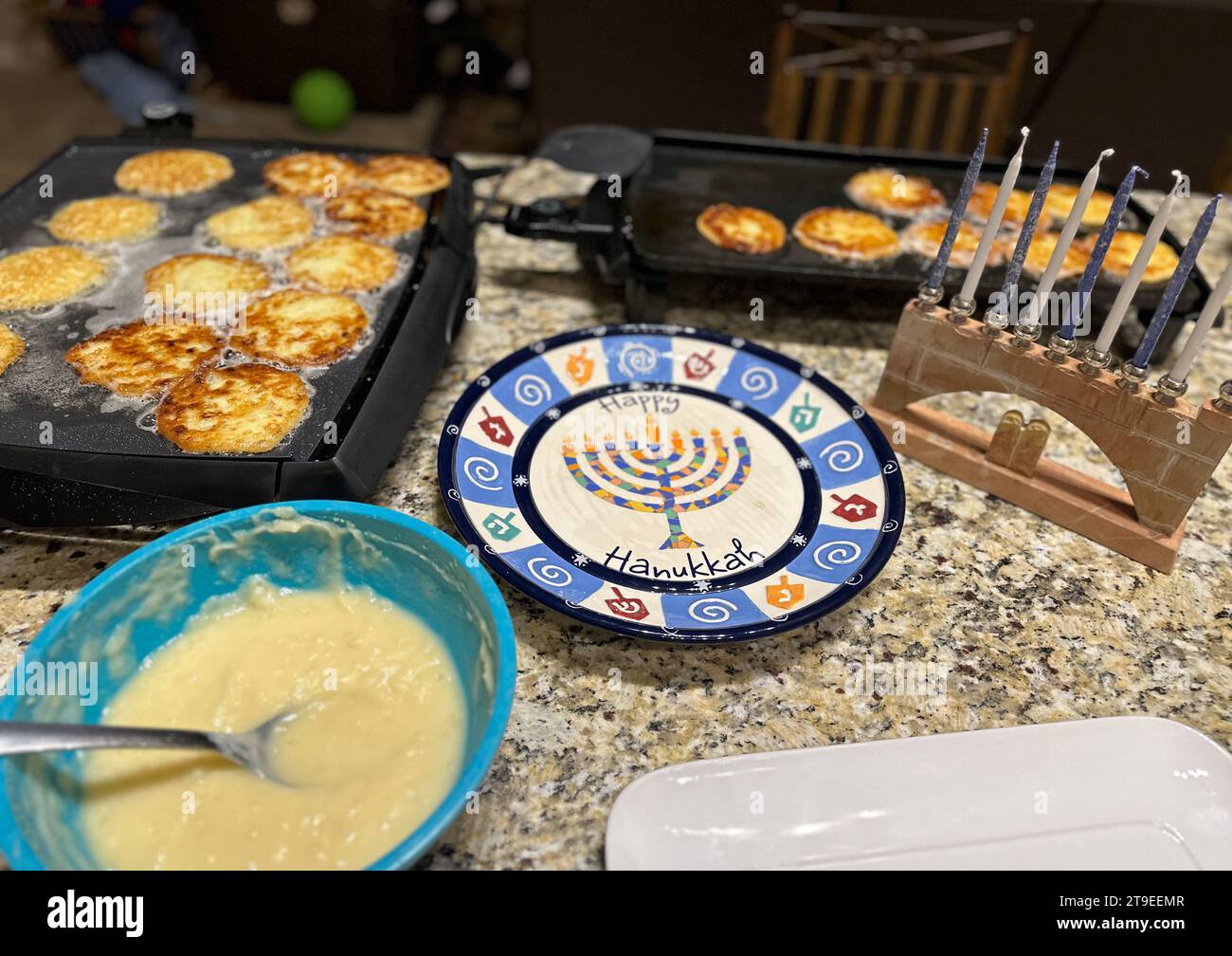 Pheonix, Arizona, USA. 24th Nov, 2023. Preparations for Hanukkah by a ...