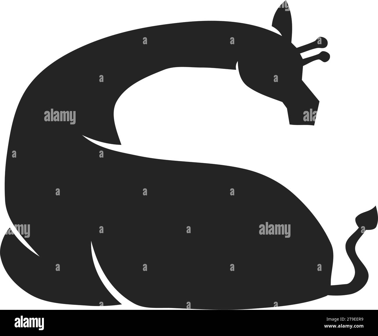 Giraffe logo template Isolated. Brand Identity. Icon Abstract Vector ...